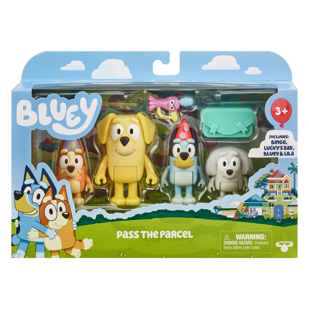 Bluey 4-Pack Figure Assortment