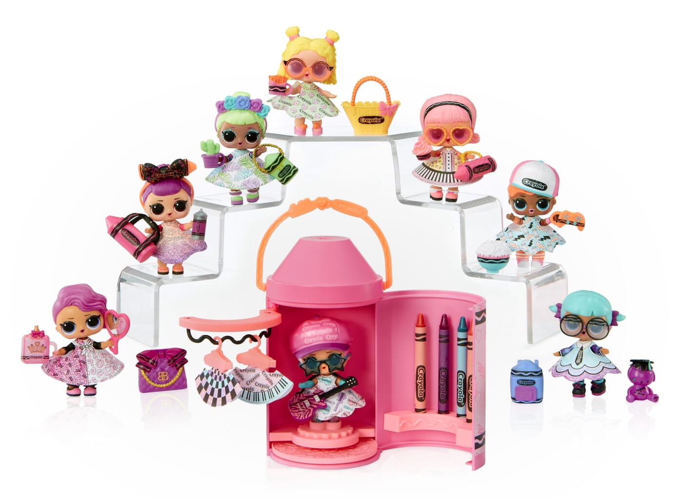 LOL Surprise Loves CRAYOLA Color Me Studio with Collectible Doll